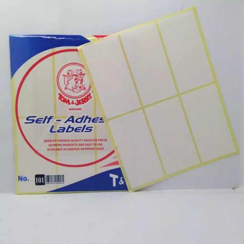 Jual Tom and jerry label 101 T&j labels no. 101 self-adhesive 1Pack ...
