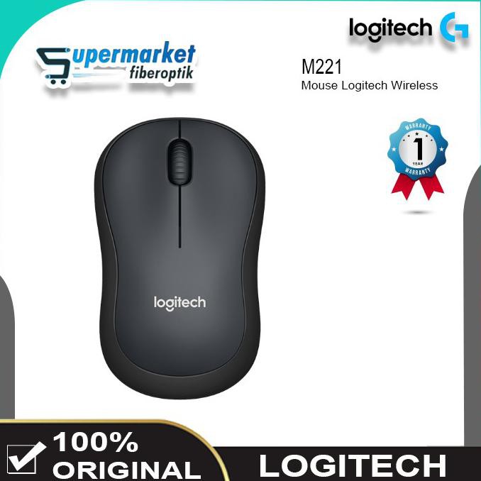 Jual Logitech M221 Mouse Wireless Mouse Laptop Pc Original Logitech Silent Riyaniumi | Shopee ...