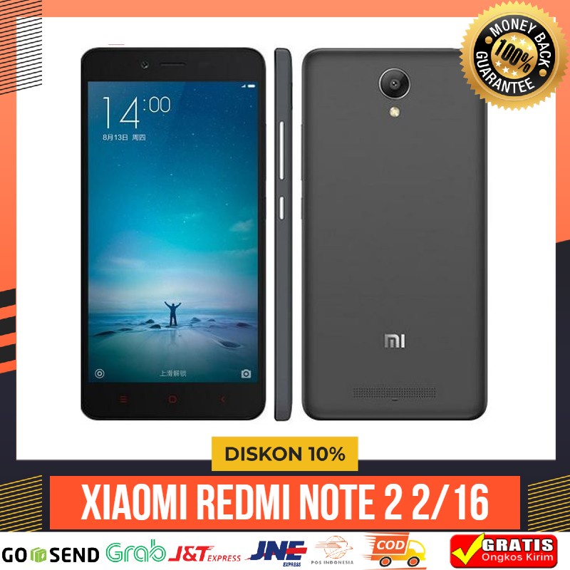 Jual [NEW] HANDPHONE XIAOMI REDMI NOTE 2 RAM 3/32 - 4G MURAH BARU ...