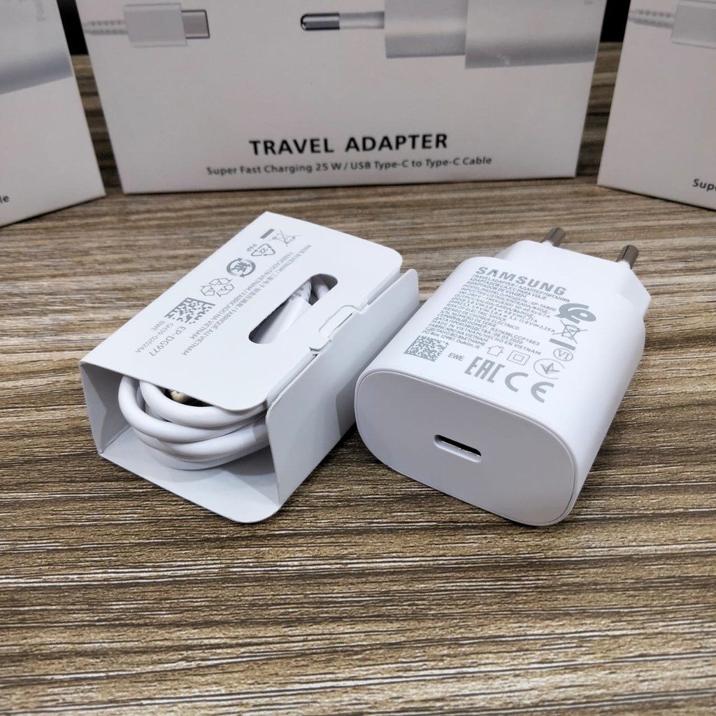 Jual CHARGER SAMSUNG ORIGINAL SUPER FAST CHARGING 25 WATT 25W TYPE C ...