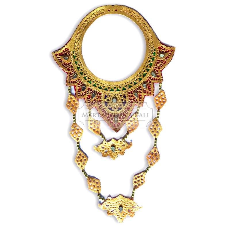 Jual Badong Lenter Tari Bali Basic Kulit / Hiasan Leher Pengantin ...