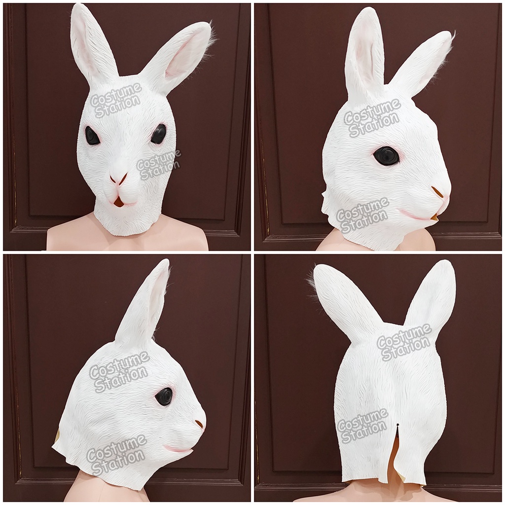Jual Topeng Kelinci / Rabbit Bunny Mask Latex Hewan Binatang Animal ...