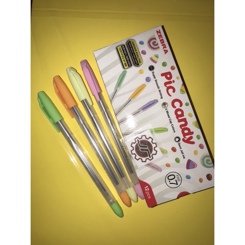 Jual pen Zebra Pic Candy (per lusin) | Shopee Indonesia