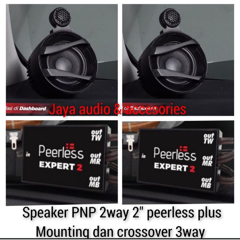 Jual Speaker PNP 2way 2inch Peerless Expert2 plus crossover 3way ...