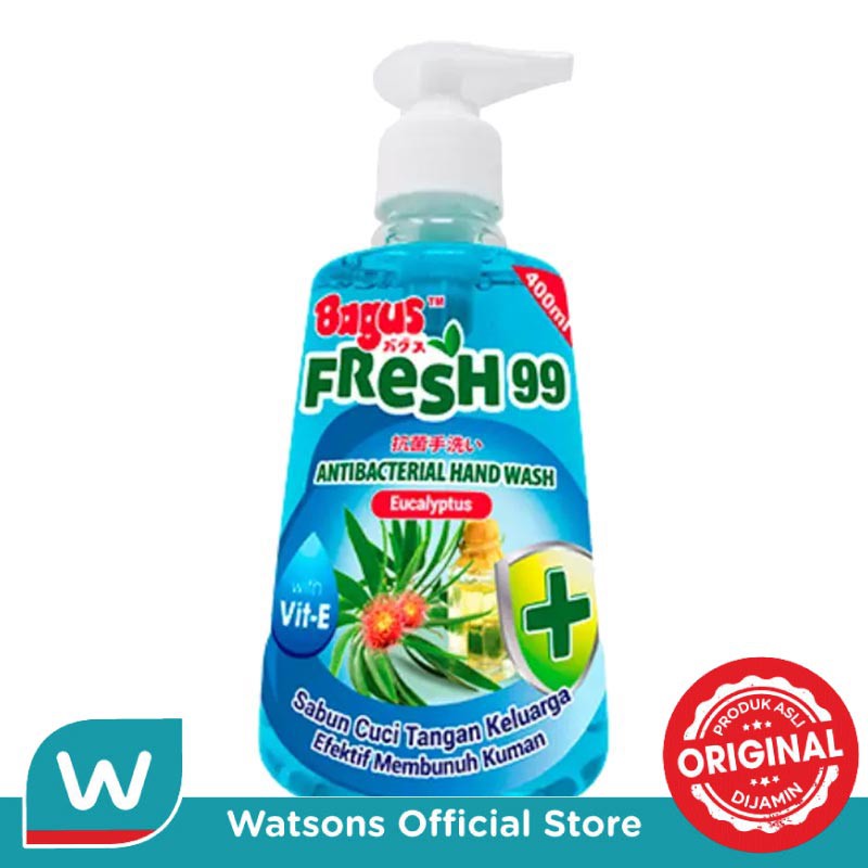Jual Bagus Hand Wash Fresh 99 Eucalyptus 400ml | Shopee Indonesia