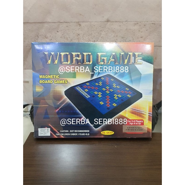Jual SCRABBLEE SCRABLEE SKREBEL MAGNET JUMBO (WORD GAME) ‼️ HOT ITEM ‼️ ...