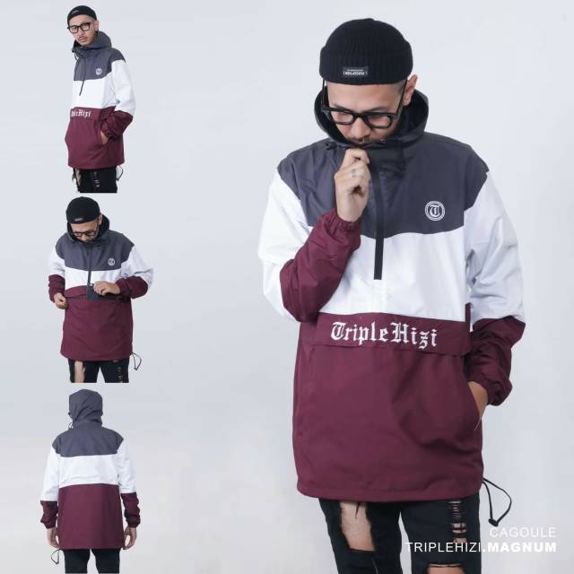 Jual Jaket cagoule ninja 3D triple hizi premium jaket masker jaket pria ...