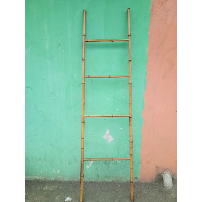 Jual SALE Tangga Bambu sampiran kain | Shopee Indonesia