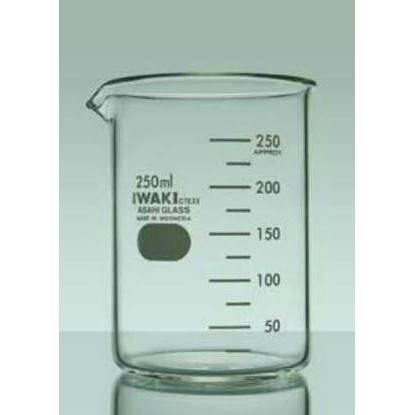 Jual Beaker Glass 250 Ml Low Form Iwaki Pyrex / Gelas Kimia | Shopee Indonesia