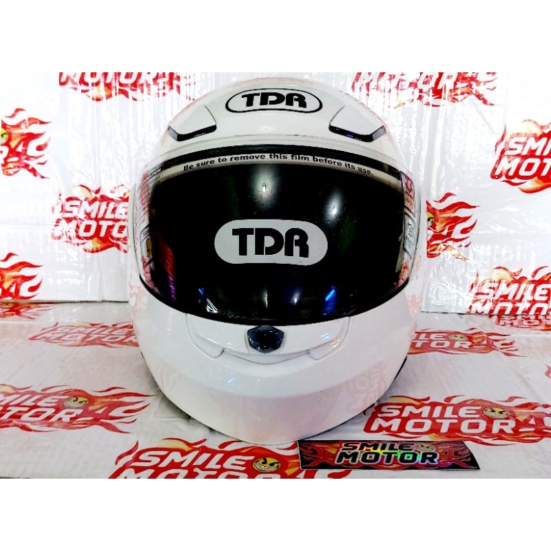Jual HELM FULL FACE TDR DOUBLE VISOR | Shopee Indonesia