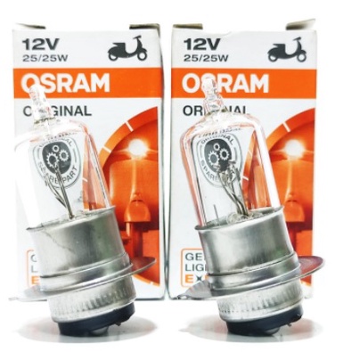 Jual Bohlam Osram Original 12V 25/25W - Lampu Depan Motor | Shopee Indonesia