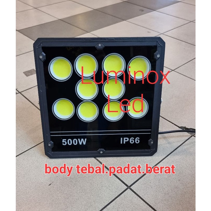 Jual lampu sorot led 500watt 500 w tembak led 500w / flood light led 500 watt 220volt outdoor ...
