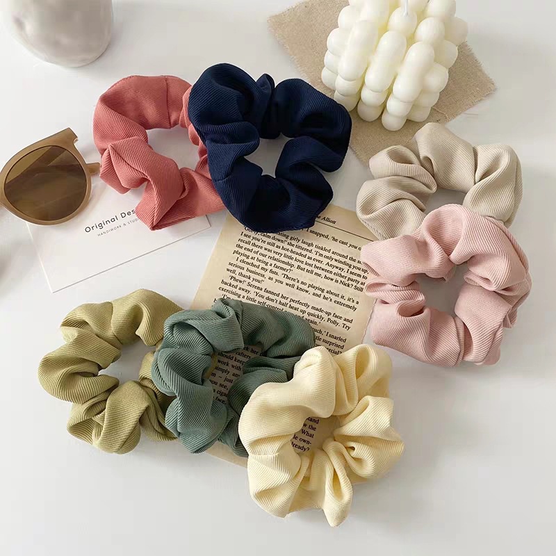 Jual Ikat Rambut Scrunchie Scrunchies Scrunchi Skrunci Skrunchie ...