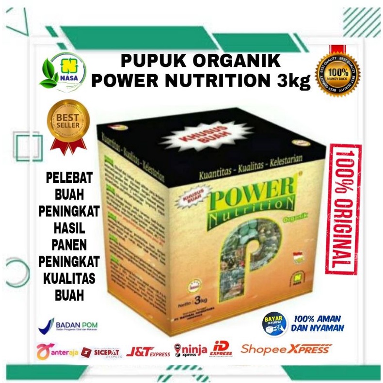 Jual COD/POWER NUTRITION NASA 3kg/PUPUK NASA/PUPUK PERTANIAN/PUPUK ...
