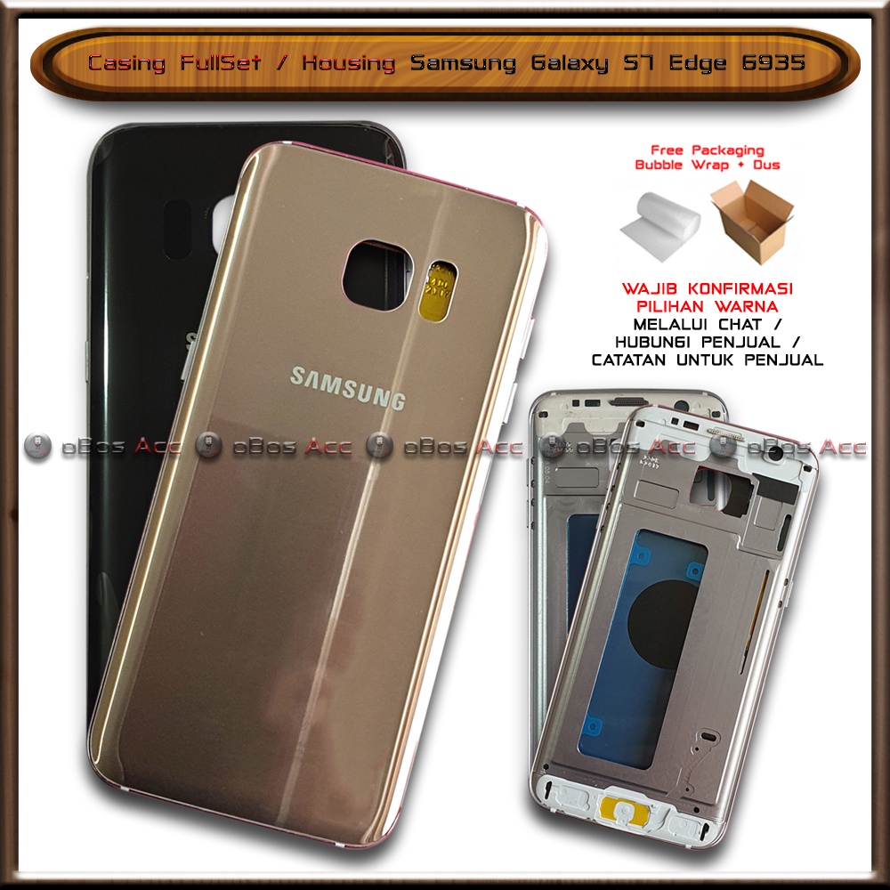 Jual Casing FullSet HP Housing Samsung Galaxy S7 Edge G935 Full Set | Shopee Indonesia
