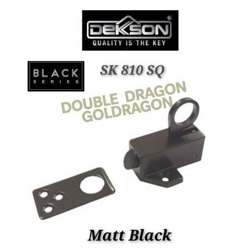 Jual Spring Knip Dekkson SK 810 SQ Matt Black Spring Knife Kunci ...