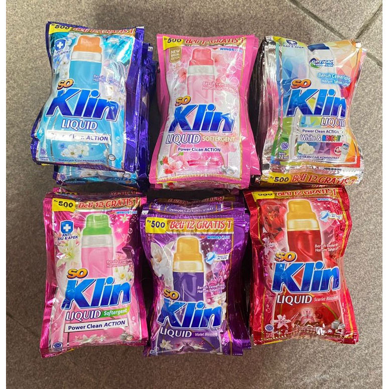 Jual Soklin liquid renteng (12x22ml) | Shopee Indonesia