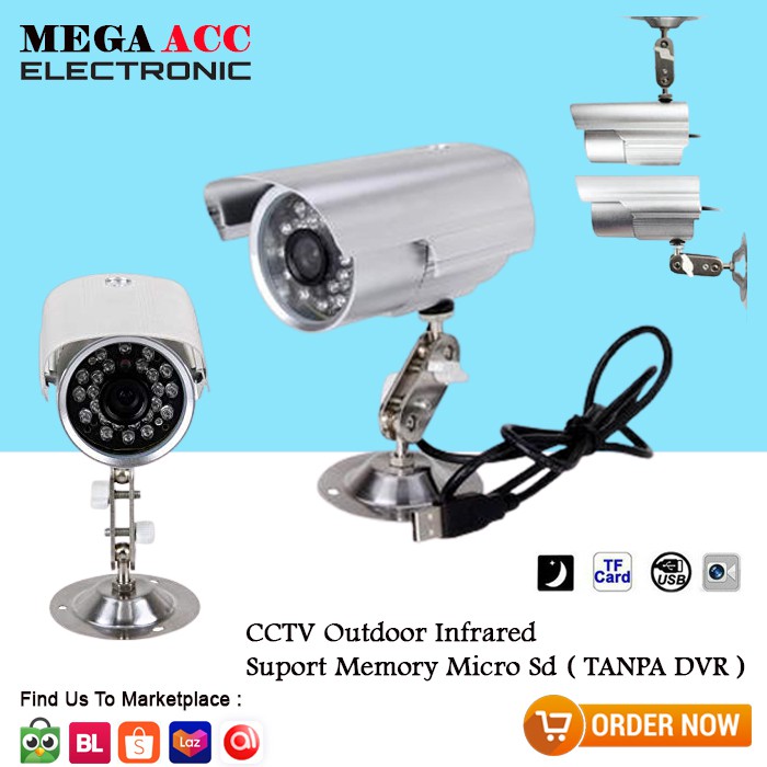 Jual CCTV Portable Micro SD CCTV Micro Sd CCTV OUTDOOR 600TVL Cctv ...