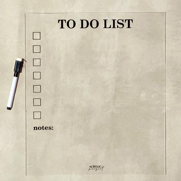 Jual Book Acrylic Planner To Do List Akrilik | Shopee Indonesia
