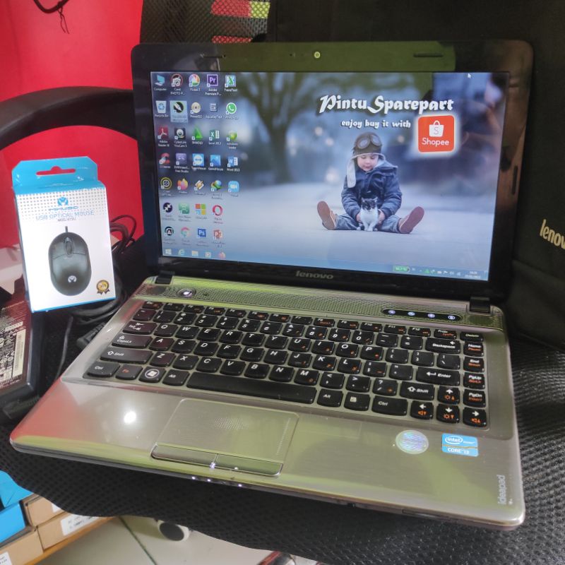 Jual Laptop Seken Second Bekas Murah Normal Lenovo Z360 / i3 / 3gb / 1000 Gb | Shopee Indonesia
