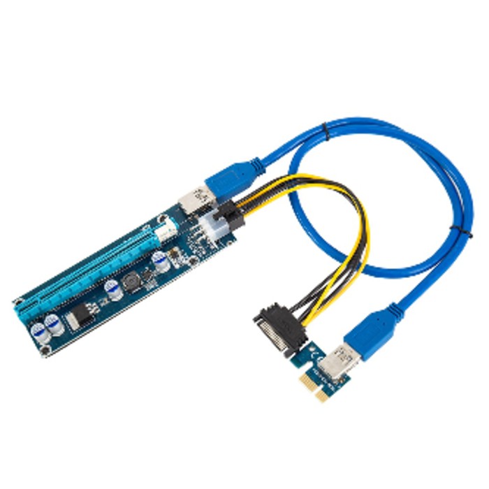 Jual USB 3.0 PCI-E PCI Express Riser Card 1x to 16x VGA RISER | Shopee Indonesia