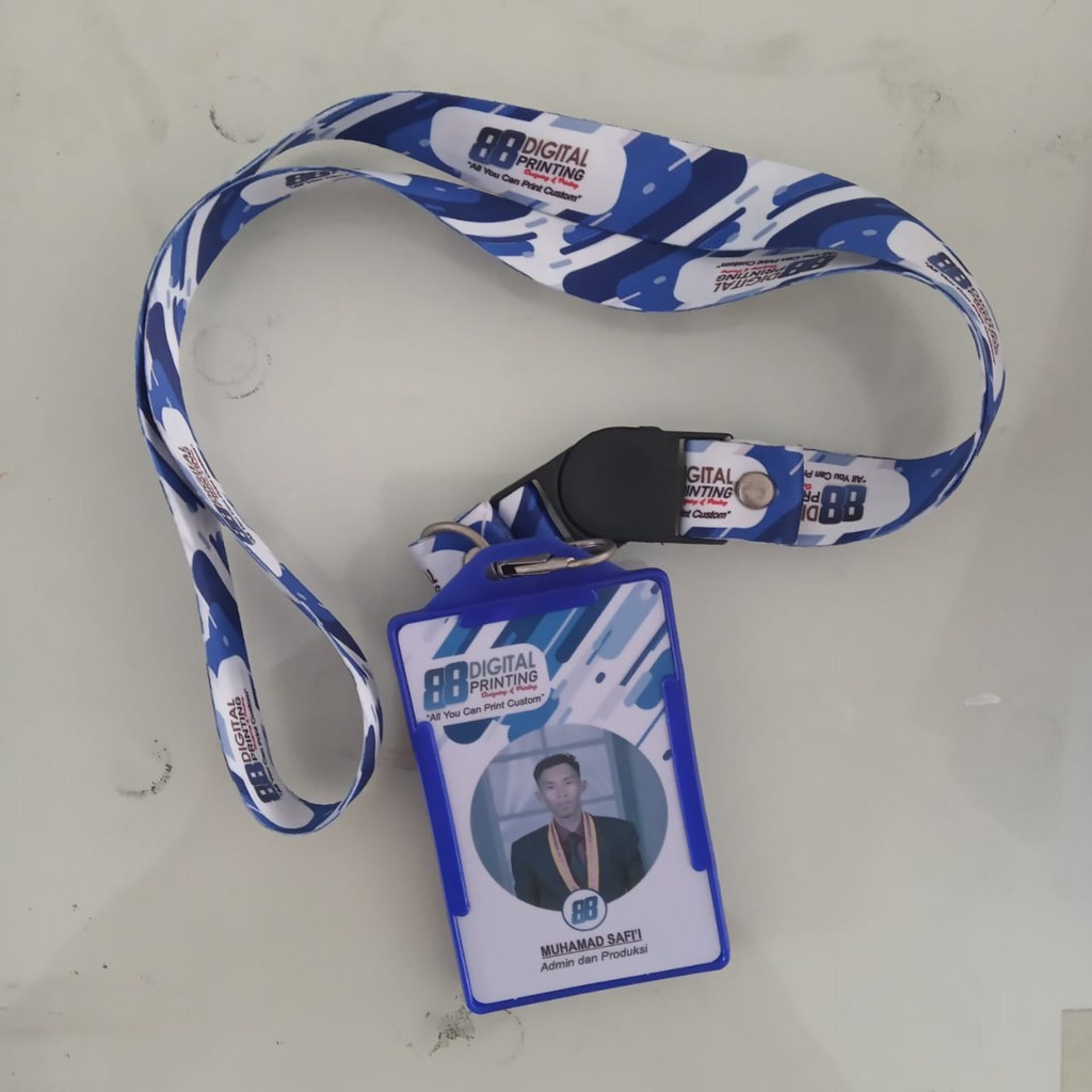 Jual (Bisa Satuan) Promo Cetak Lanyard ID CARD Custom / Lanyard Kalung ...