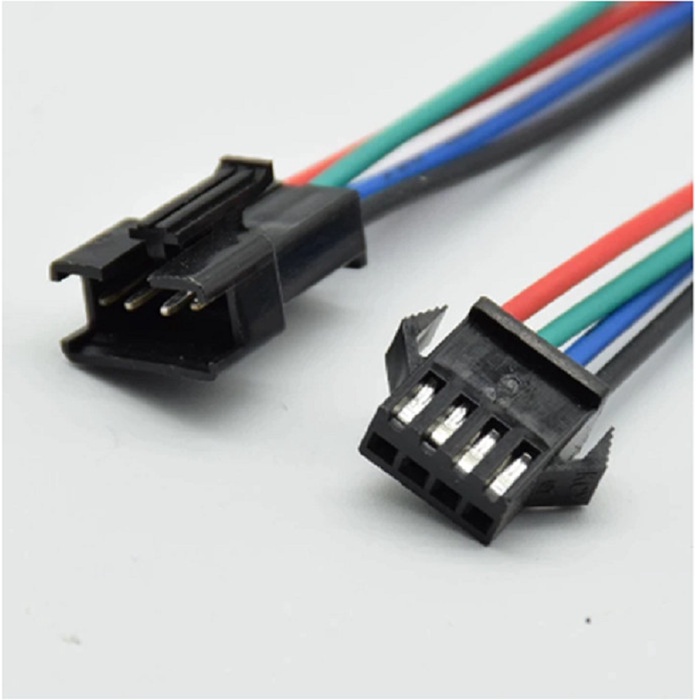 Jual Soket Terminal Kabel Jantan Betina SM 3 4 Pin 3P 4P 3S RGB LED DC | Shopee Indonesia