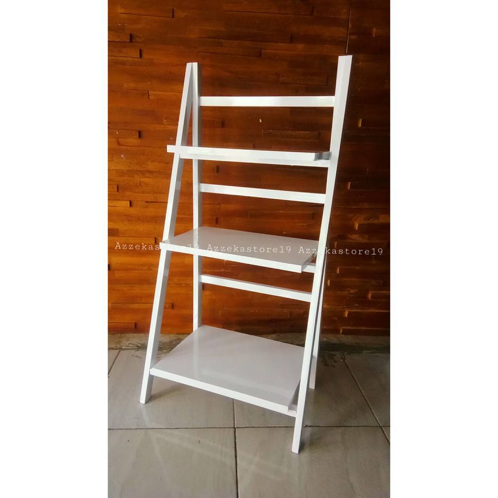 Jual Rak tangga/Rak tangga susun/rak Ladder serbaguna/rak kayu ...
