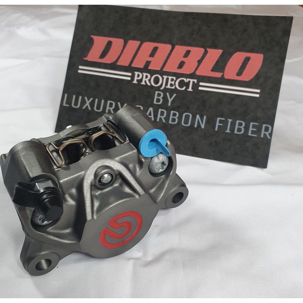 Jual Kaliper Brembo 2 Piston 1 Pin RED Logo. JAMINAN ORIGINAL | Shopee Indonesia