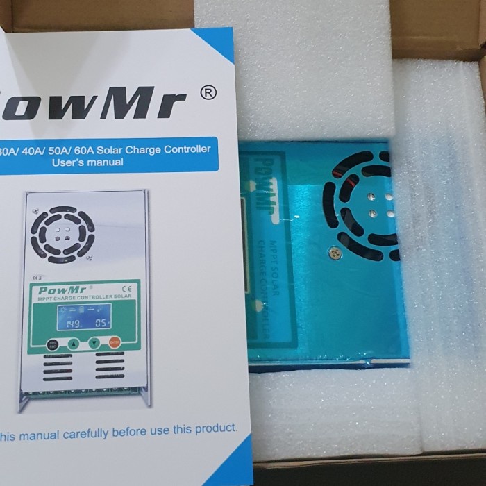 Jual Powmr 60A Mppt Solar Charge Controller 60A 12V/24V/36V/48V - 60A ...
