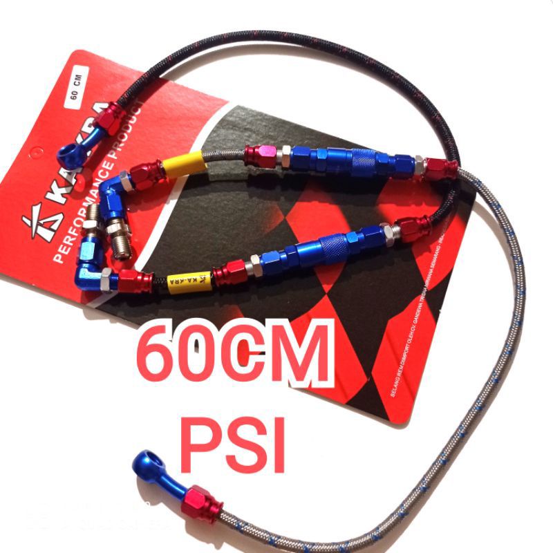 Jual Kabel selang rem depan serat model Morin PSI 60cm 95cm | Shopee Indonesia