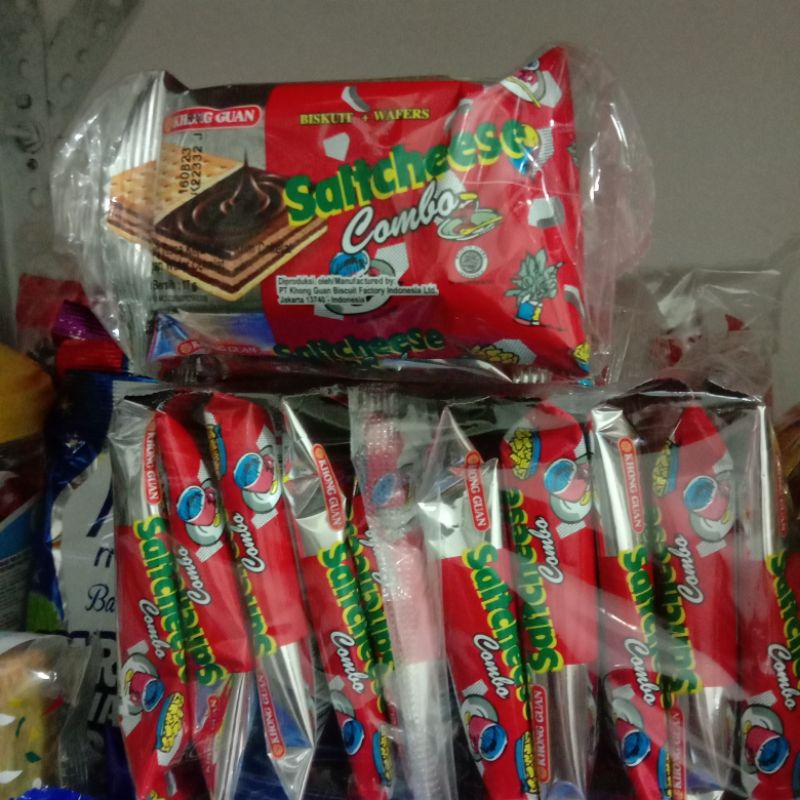Jual [Harga grosir] Khong guan saltcheese combo 1 pack isi 10 pcs ...