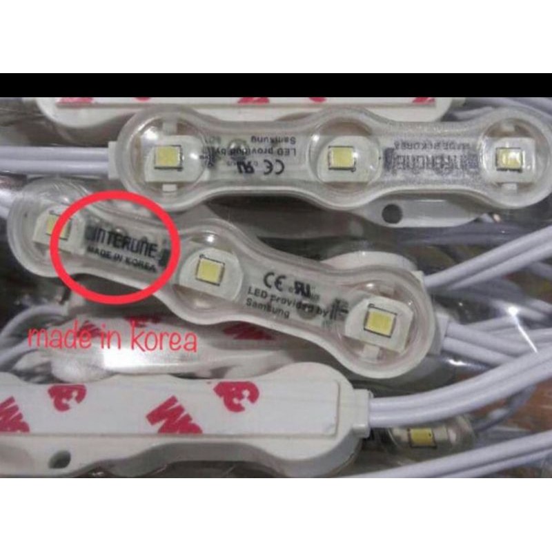 Jual lampu led modul samsung asli korea lampu etalase neon sign huruf ...