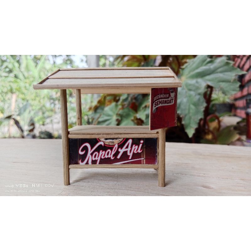 Jual Miniatur Angkringan Warkop Aquarium dari Bambu | Shopee Indonesia