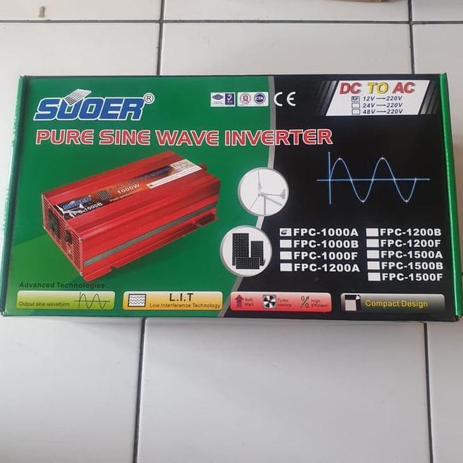 Jual Suoer Pure Sine Wave Inverter 1000 Watt / Psw Inverter 1000W Fpc-1000A | Shopee Indonesia