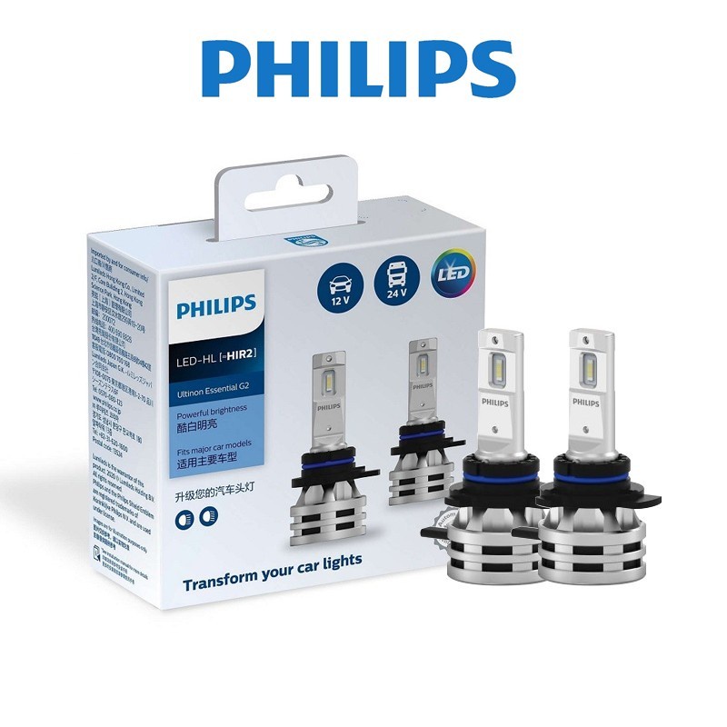 Jual Philips LED Headlamp HIR2 Ultinon Essential G2 12V-24V 6500K ...