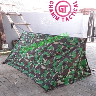 Jual Tenda Loreng Standar TNI Militer Tenda Perorangan TNI Waterproof ...