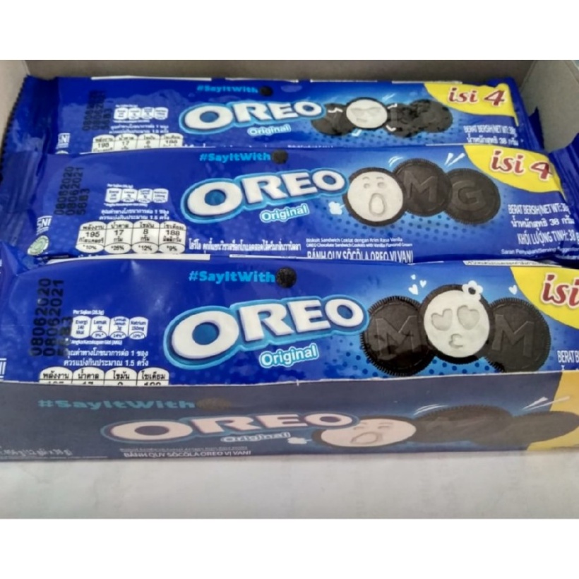 Jual Oreo Biskuit 1 Box All Variant 12x38 gram | Shopee Indonesia