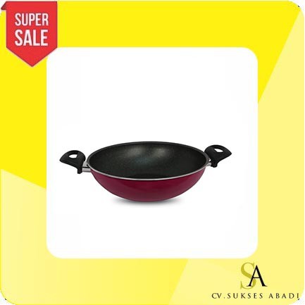Jual Kirin Wok Lado - Lado 28cm Teflon LadoLado Termurah Surabaya Lado ...