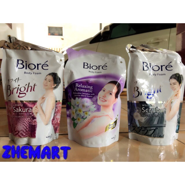 Jual Biore Body Foam Bright 450ml | Shopee Indonesia