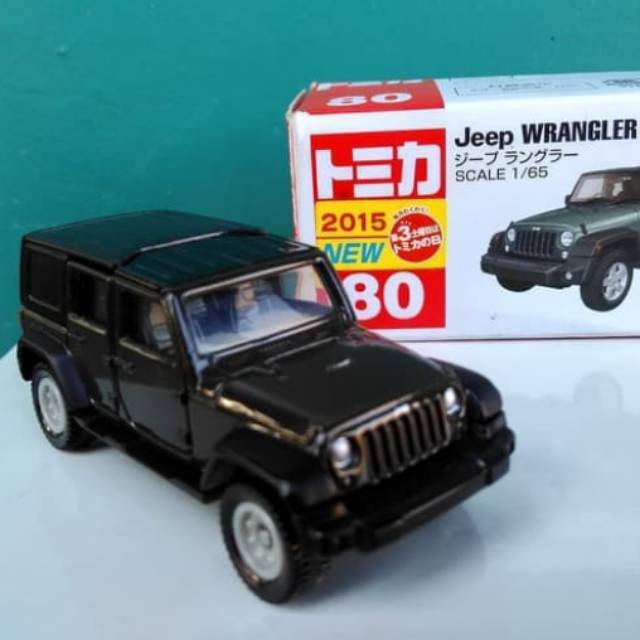 Jual Diecast Jeep Wrangler miniatur mobil Tomica no 80 takara tomy murah | Shopee Indonesia