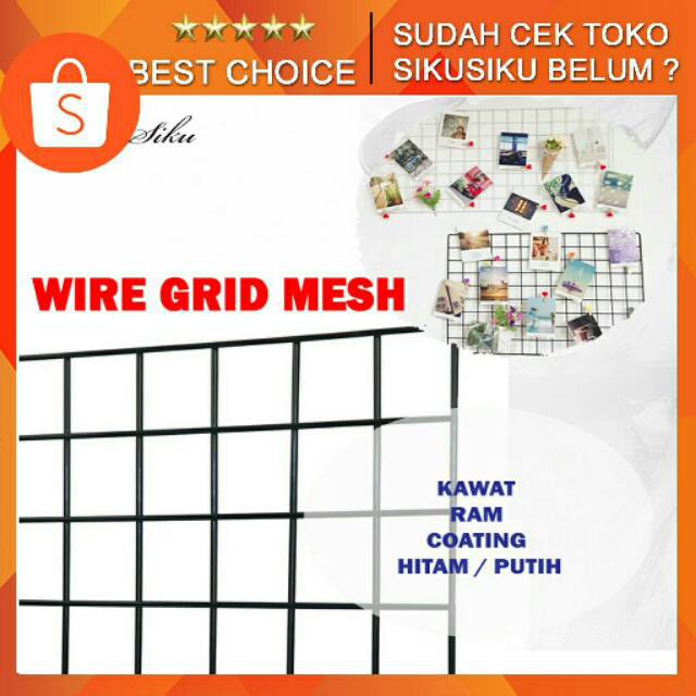 Jual Wire Grid Mesh Wire Grid Wall 115X75 Hiasan Dinding Wall Mesh ...