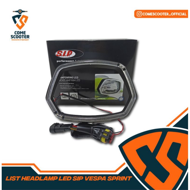 Jual LIST HEADLAMP LED SIP VESPA SPRINT | Shopee Indonesia