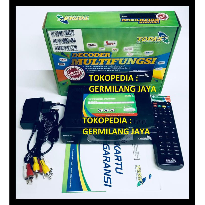 Jual BOOMBASTIS TOPAS TV - PROMO PAKET PREMIUM ALL CHANNELS 1 TAHUN HOT ...