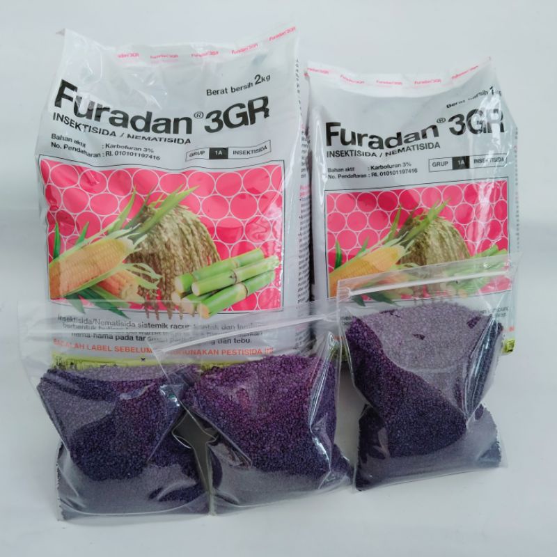 Jual Furadan repack/kemasan ulang ori 250 gram insektisida basmi hama ...