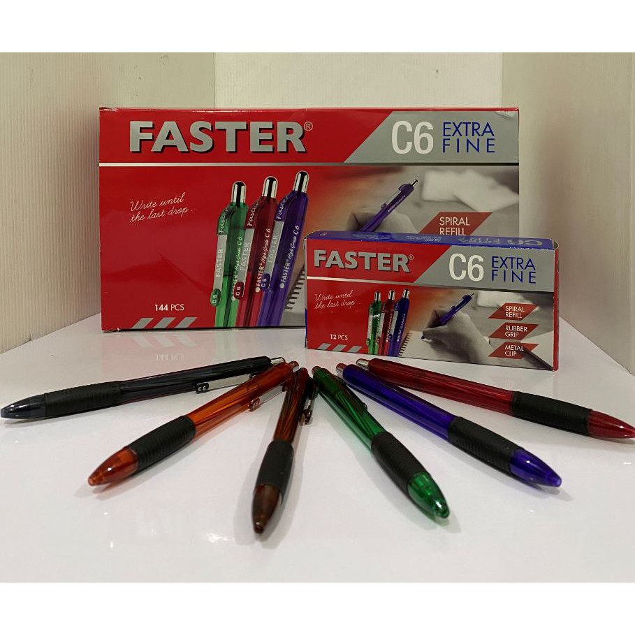 Jual Pen Faster C6 [PER 1 PULPEN] | Shopee Indonesia