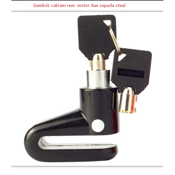 Jual Gembok cakram rem motor dan sepeda steel | Shopee Indonesia