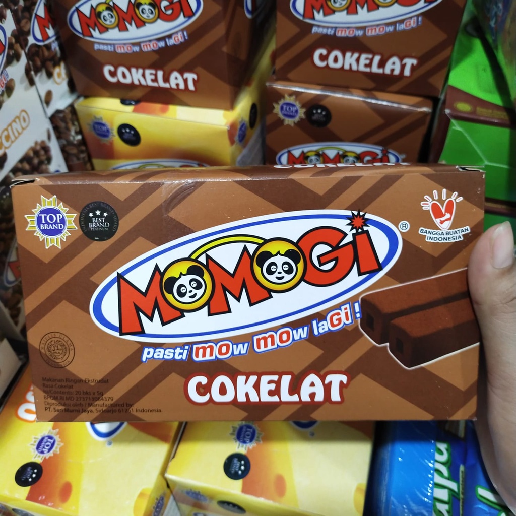 Jual Momogi Stick Coklat Keju Box (Isi 20 Pcs @ 5 Gr) | Shopee Indonesia
