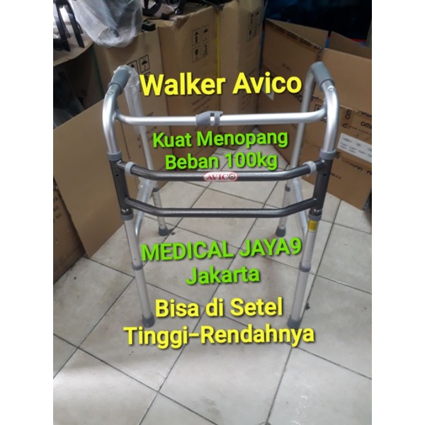 Jual Walker Avico Alat bantu Jalan Lansia Tongkat Kaki 4 | Shopee Indonesia