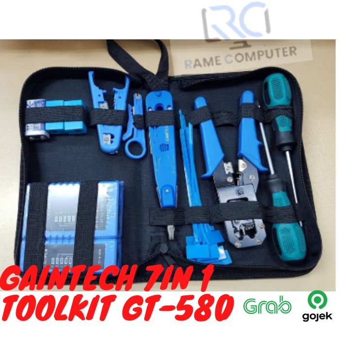 Jual Toolkit Network Gaintech 7in1 Gt-580 - Networking Tool Kit Gain ...